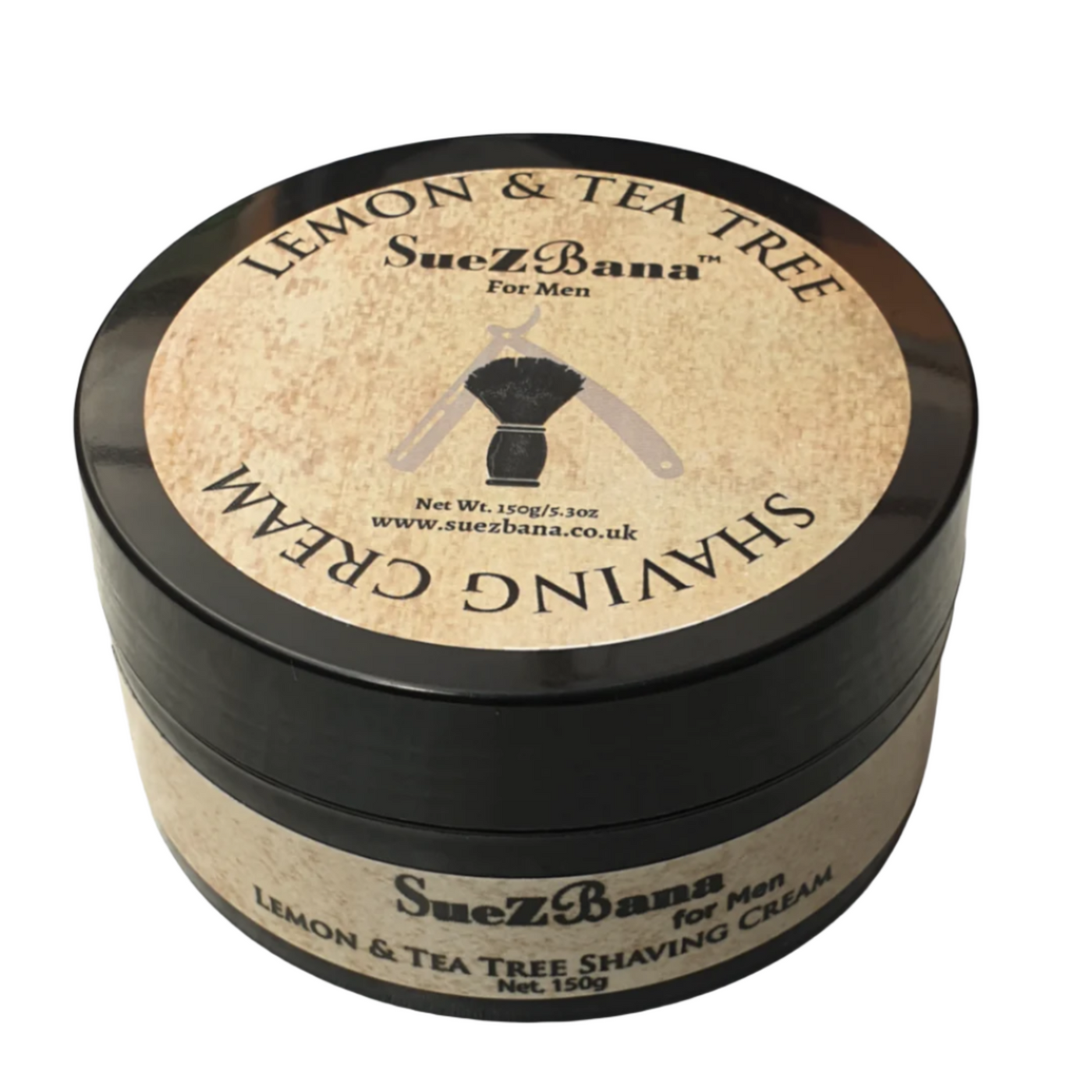 Shaving Cream For Men Lemon & Tea Tree | Suezbana – suezbanauk